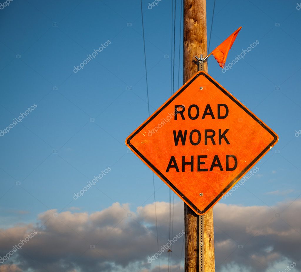 Road Construction Ahead Signs