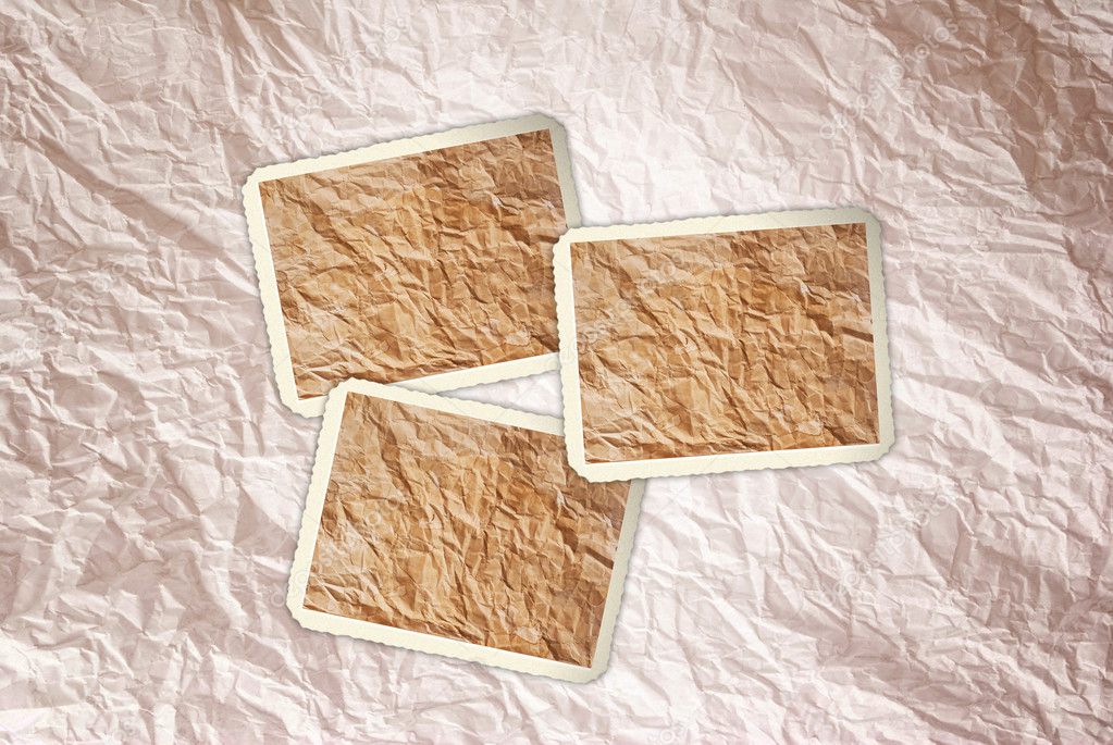 Vintage photo frame on the vintage paper texture background. — Stock ...