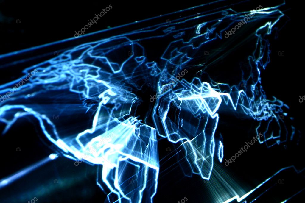 Abstract map glow Stock Photo by ©yellow2j 9619491