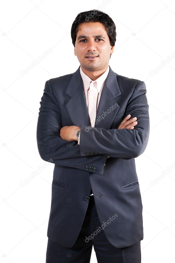 Portrait of indian businessman — Stock Photo © rehanqureshi #8830668