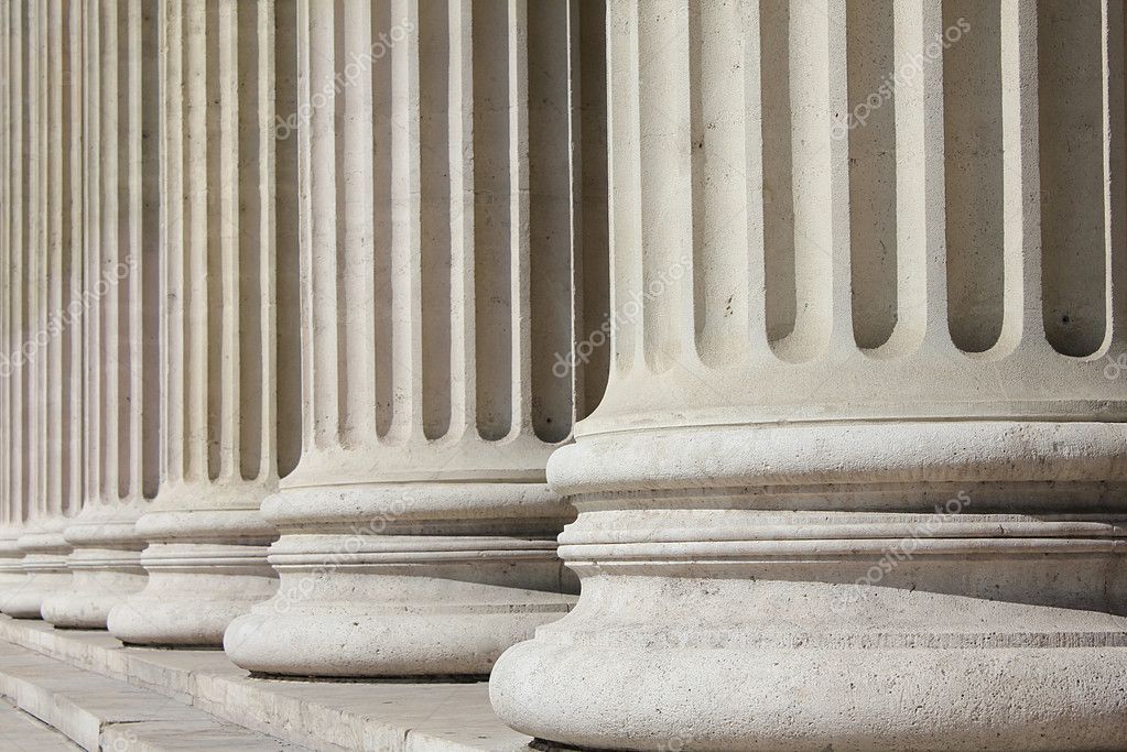 Neoclassical columns Stock Photo by ©benedektibor 9989435