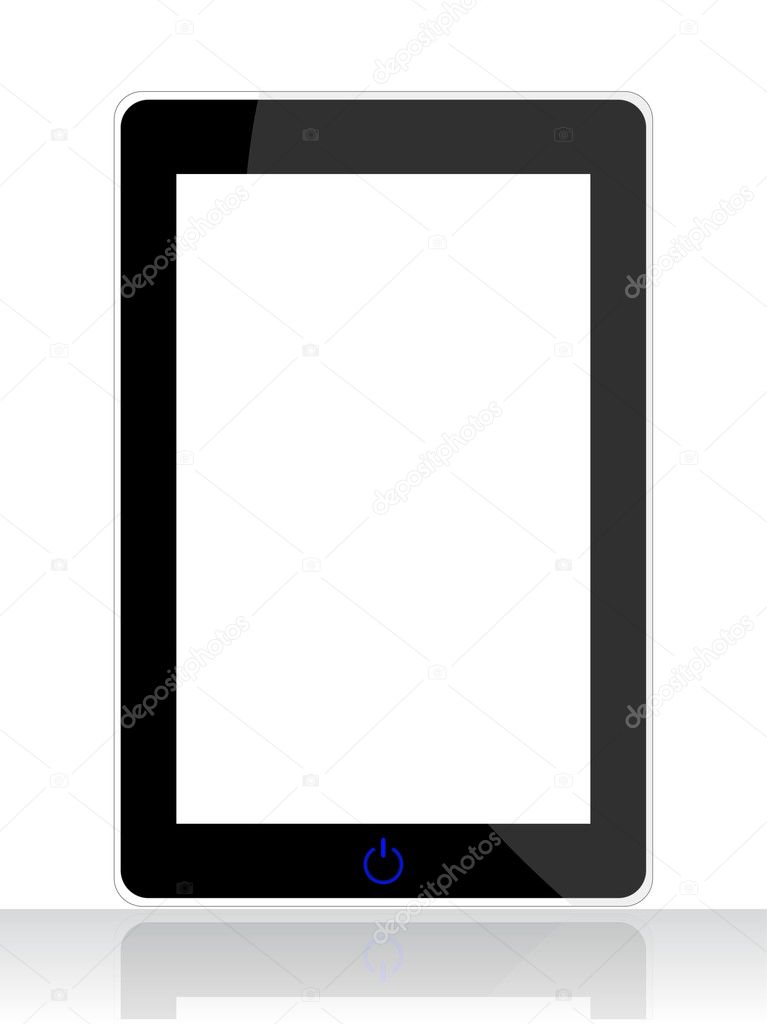 Special tablet pc isolated on white background Stock Vector Image by ...