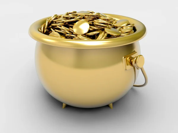 Gold pot Stock Photos, Royalty Free Gold pot Images | Depositphotos