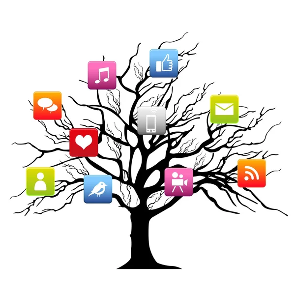 8,759 Social media tree Vector Images - Free & Royalty-free Social ...