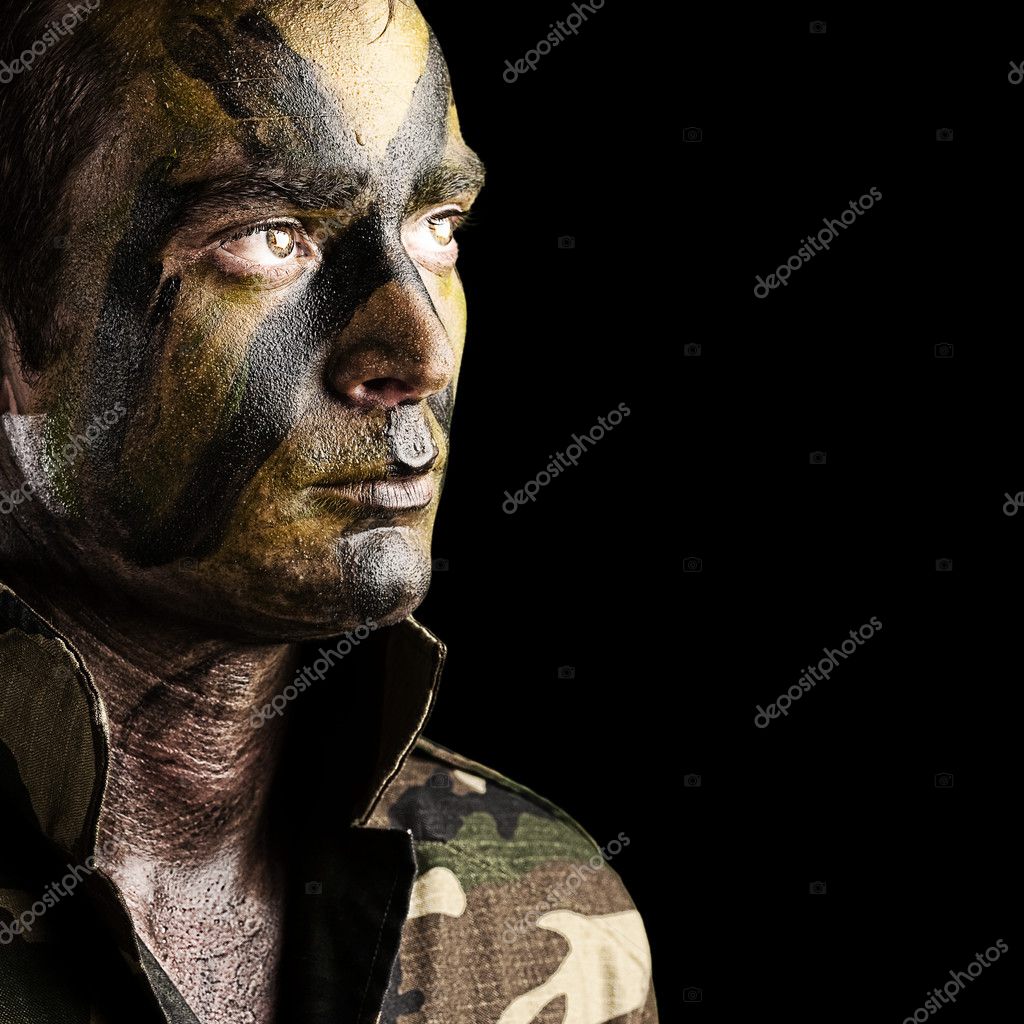 Young soldier face — Stock Photo © Krakenimages.com #10172969