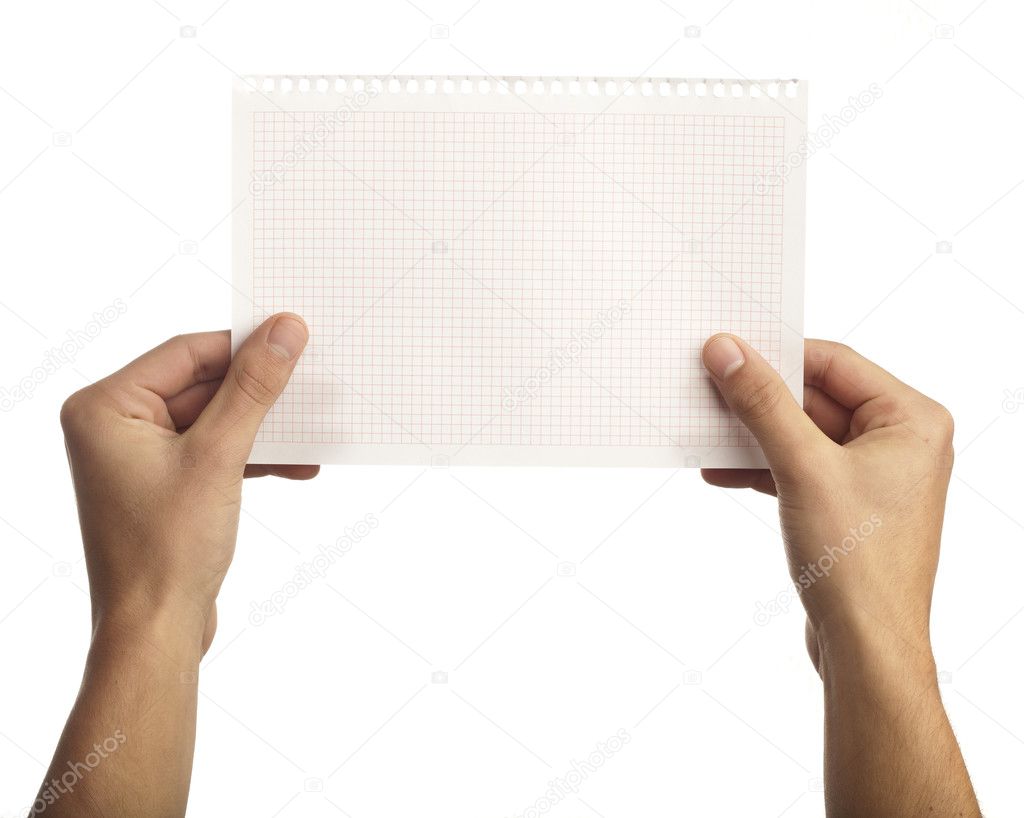 Hand holding a note Stock Photo by ©Krakenimages.com 10182352