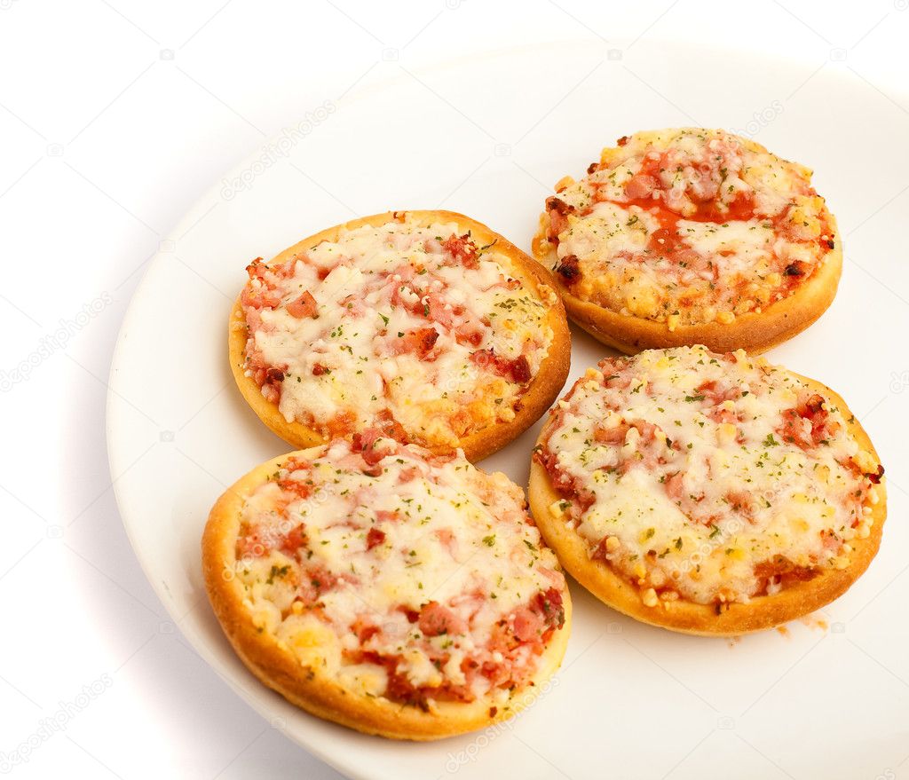 Mini pizza — Foto de stock © coolfonk #10190526