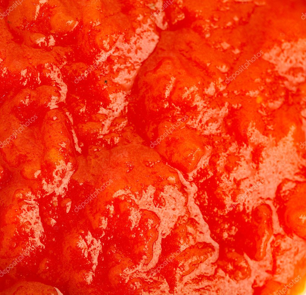 Tomato sauce texture — Stock Photo © Krakenimages.com #10195131