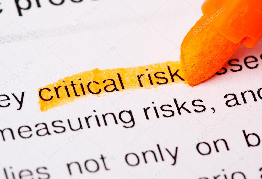 Critical risk word Stock Photo by ©Krakenimages.com 10386969