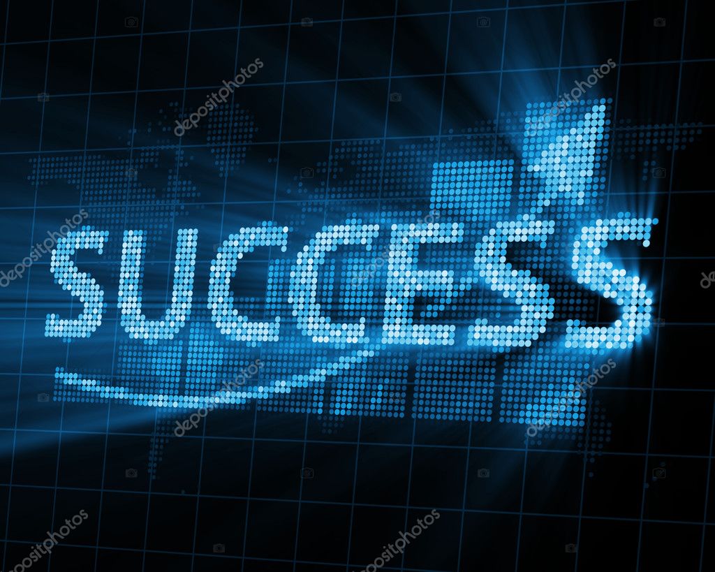 Abstract Success Background with Glowing Rays — Stock Photo © ras-slava ...