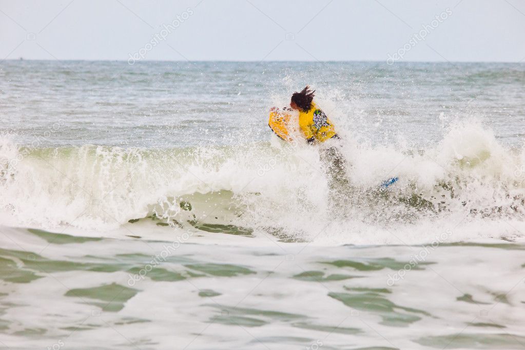 Bodyboader on 2nd Championship Impoxibol, 2011 — Stock Editorial Photo ...