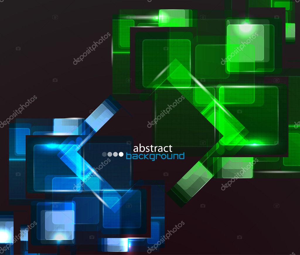 Techno abstract background Stock Vector by ©akomov 8404019