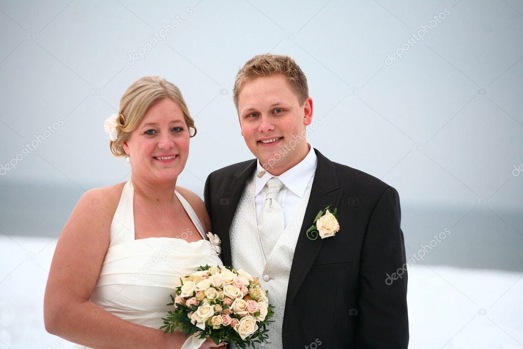 Just married — Stock Photo © jeancliclac #8412766