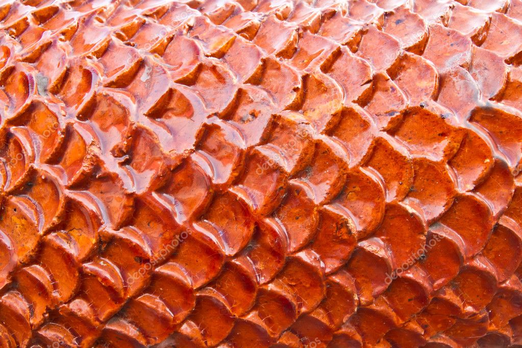Orange dragon scales — Stock Photo © atthapols #9228048