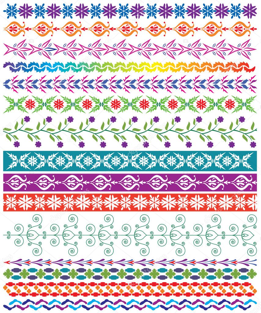 Bordes coloridos - Imagui