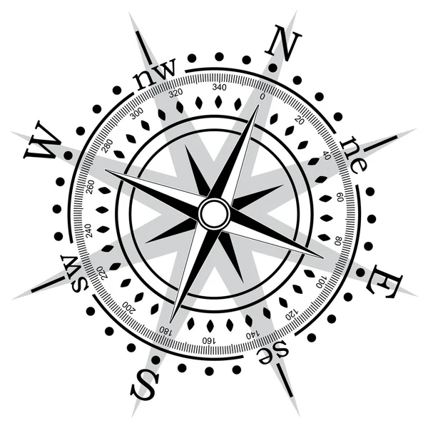 Vector black compass — Stock Vector © dmstudio #9361813 Vector black compass — Stock Vector © dmstudio #9361813