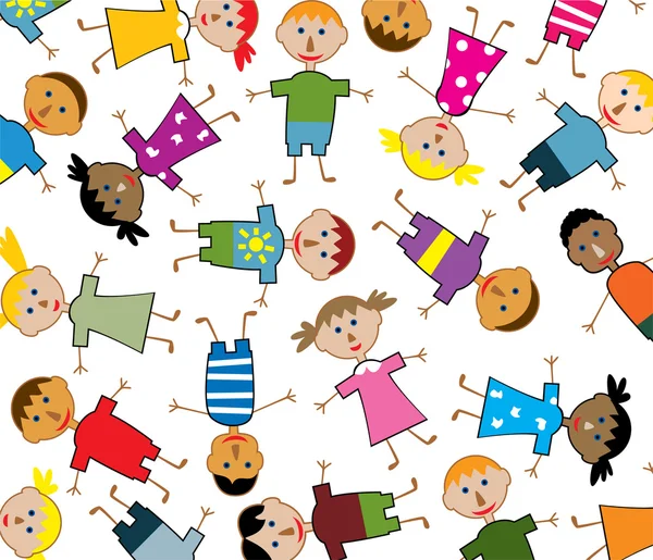 Vector young children — Stock Vector © dmstudio #8718618