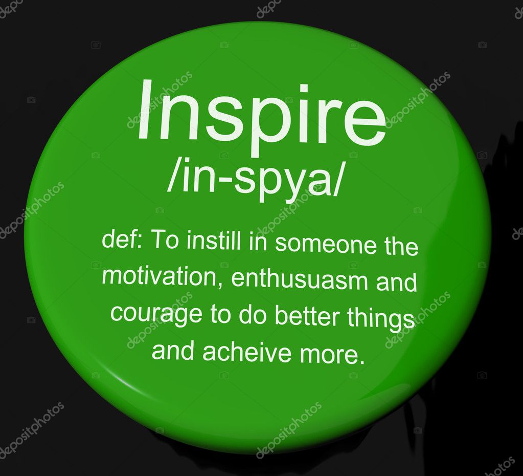 Inspirar el botón de definición que muestra el estímulo de la ...