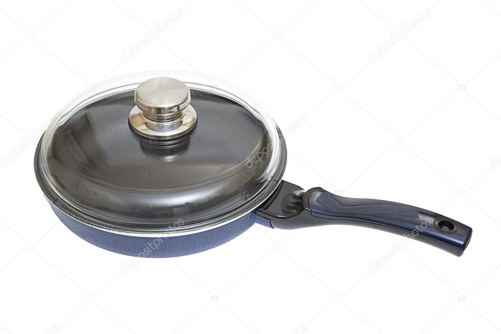 Frying pan isolated on white background — Stock Photo © Yganko #9965001