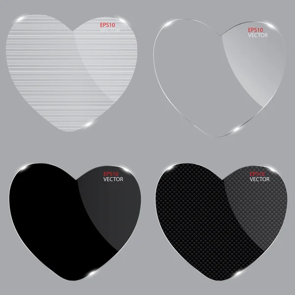 Glass heart frame — Stock Photo © Yganko #11035183