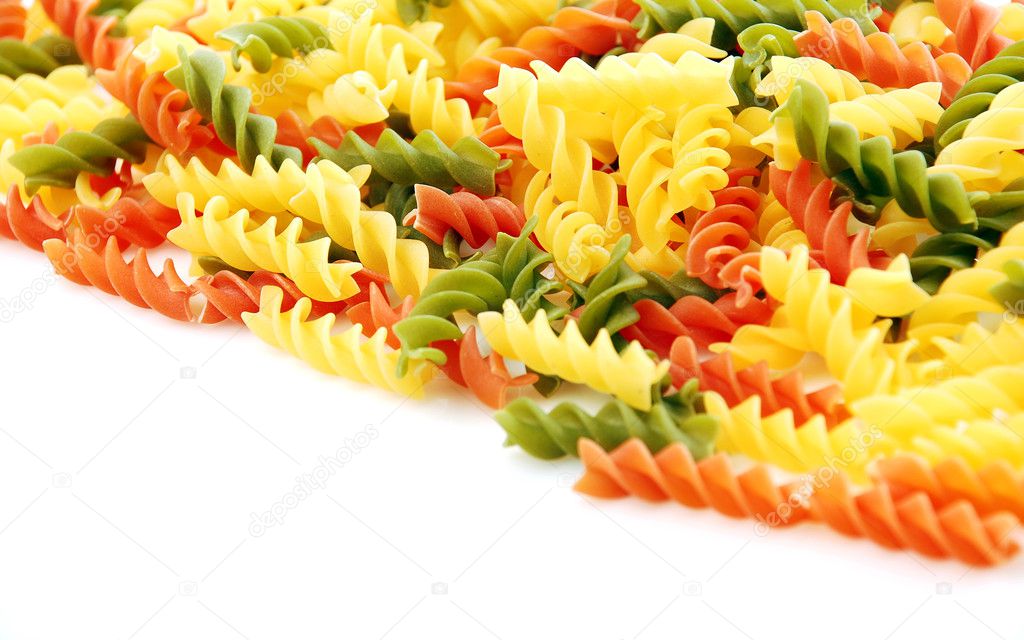 Raw colored pasta — Stock Photo © suti #8053963