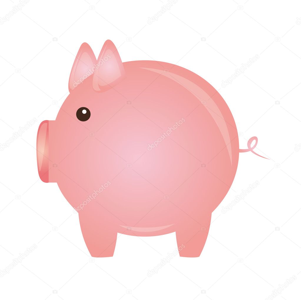 Piggy vector Stock Vector Image by ©grgroupstock #10100545