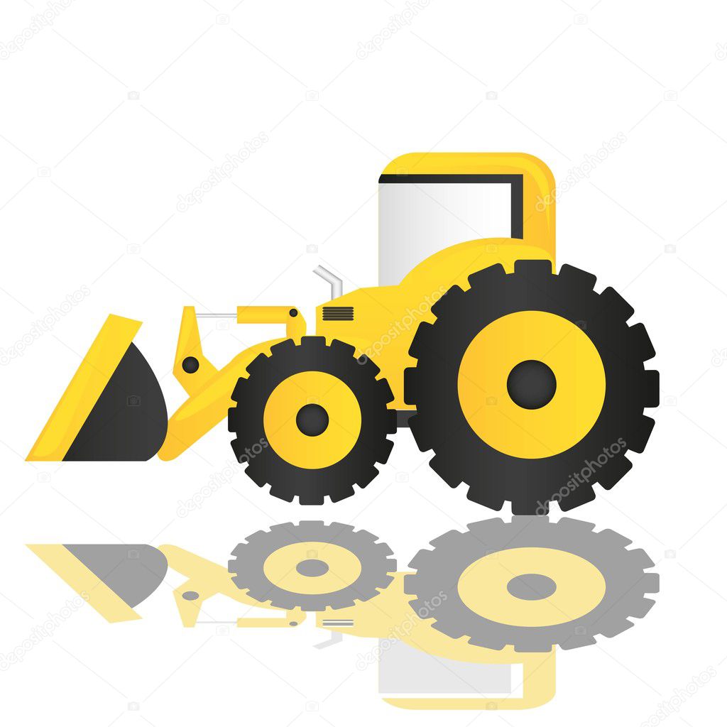 Backhoe cartoon Stock Vector Image by ©grgroupstock #10558879
