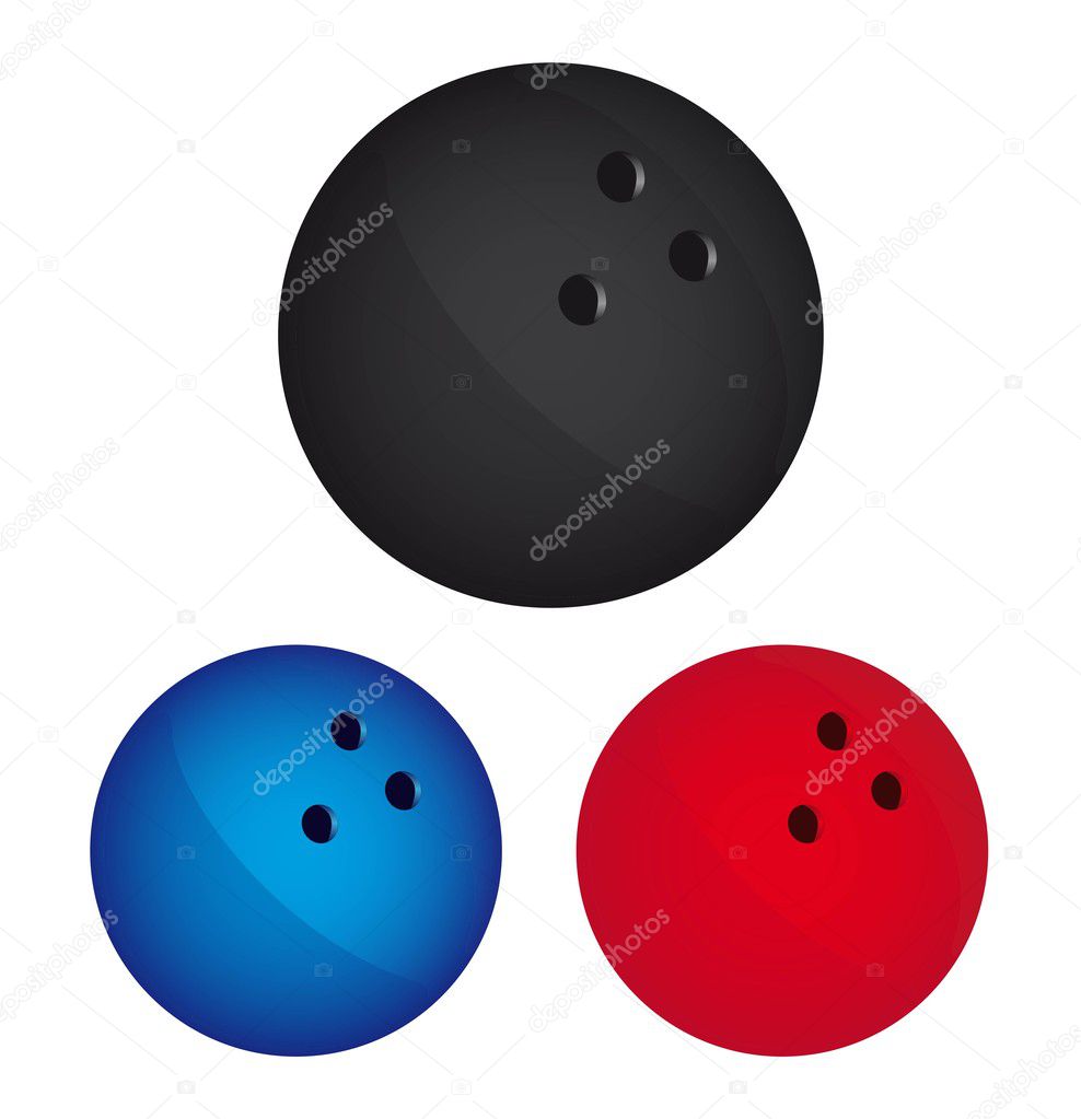 Bowling ball vector Stock Vector Image by ©grgroupstock #8197090