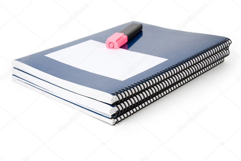 Blue school textbook — Stock Photo © Devon #8393711