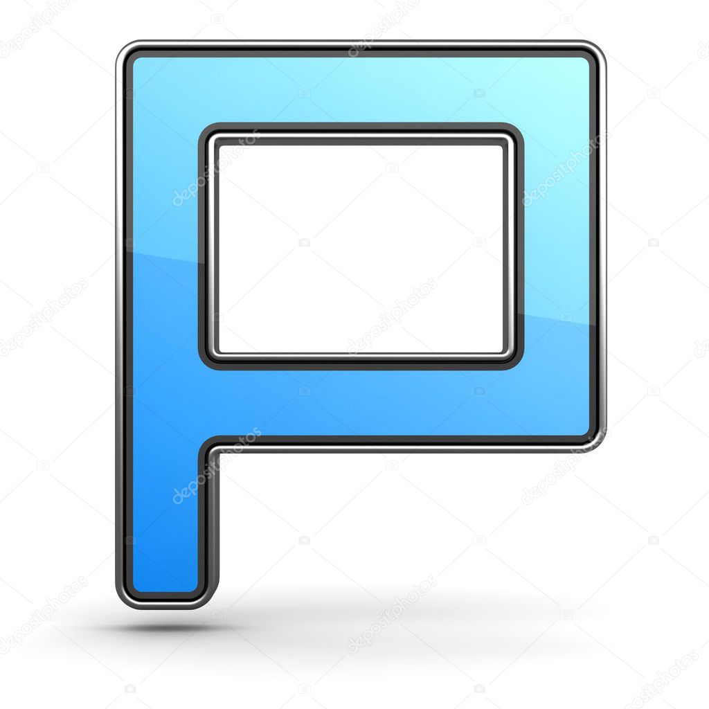 Blue Letter — Stock Photo © tashatuvango #8897592