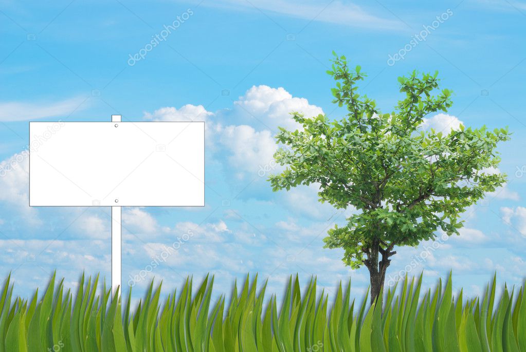 Blank sign background — Stock Photo © arztsamui #8119841
