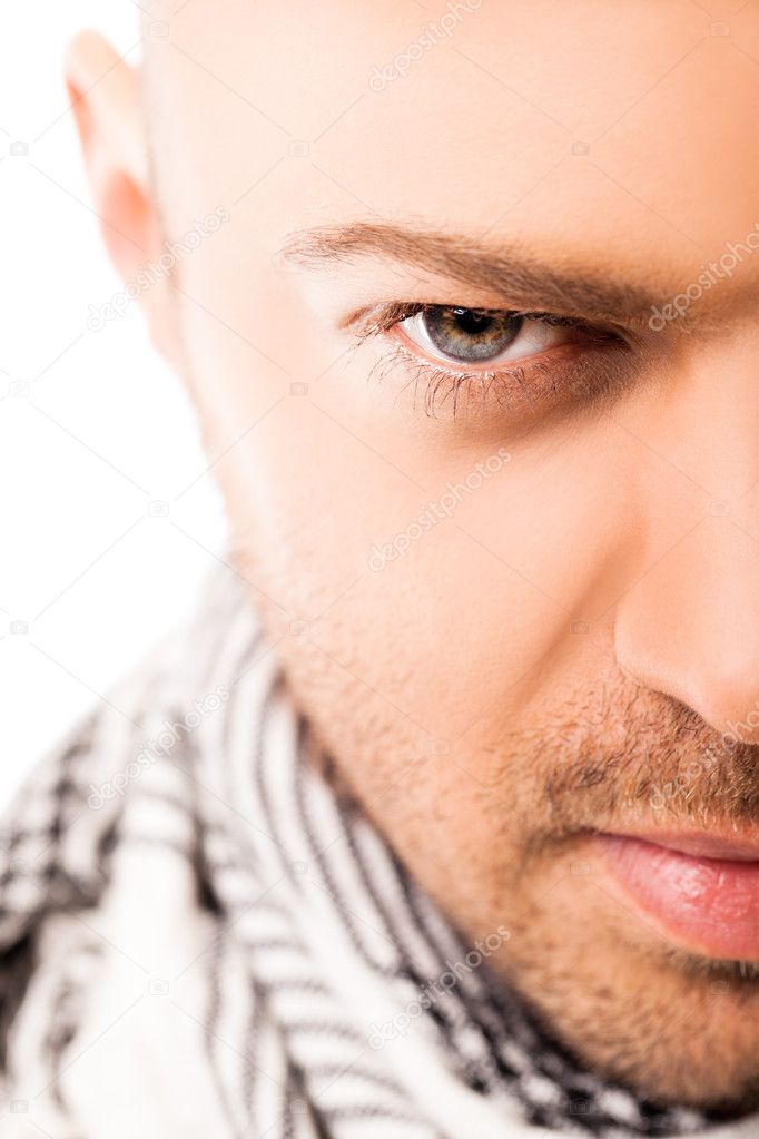 Half face man portrait Stock Photo by ©vilevi 8494622
