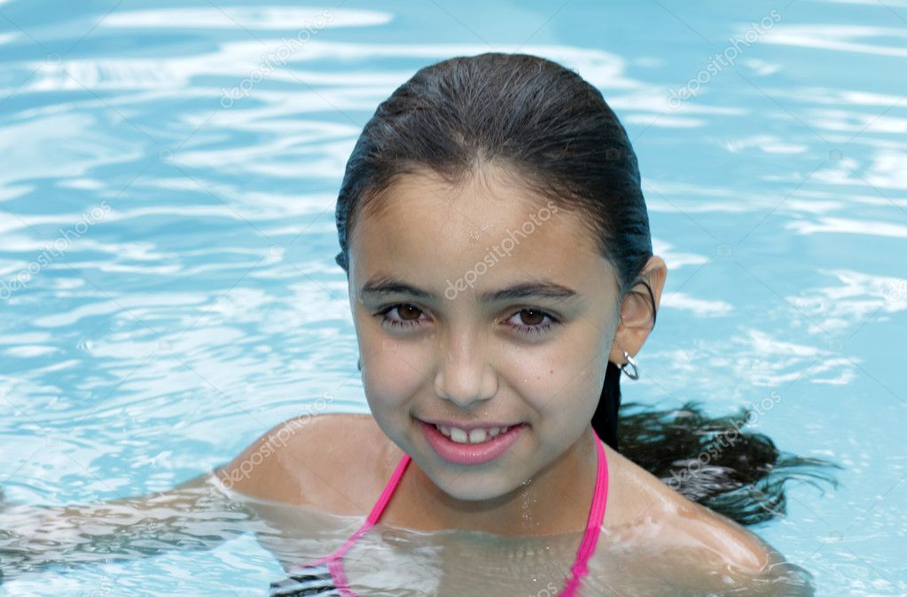 Girl swimming Stock Photo by ©marphotography 9195992