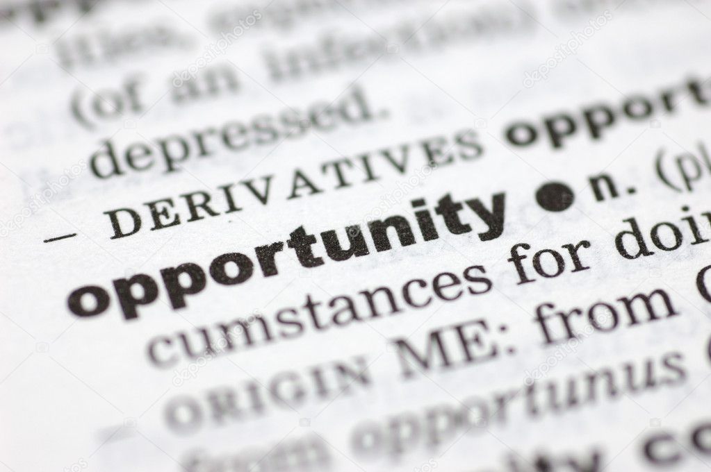 Definition of opportunity — Stock Photo © bedobedo #8872476