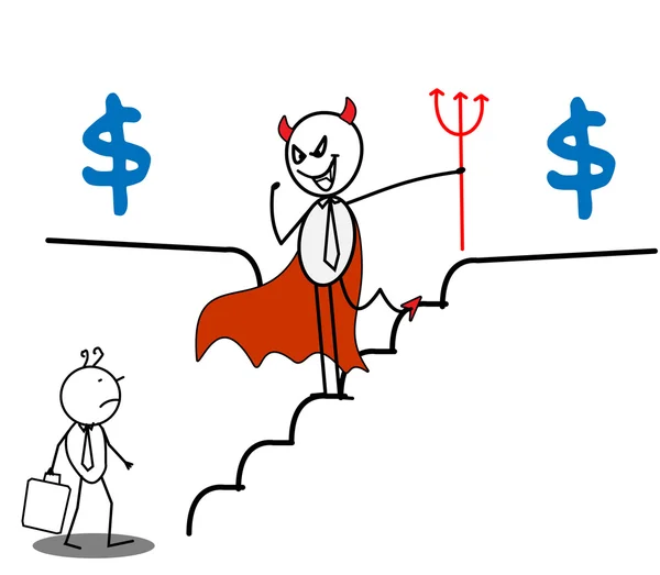 Devil contract Vector Art Stock Images | Depositphotos