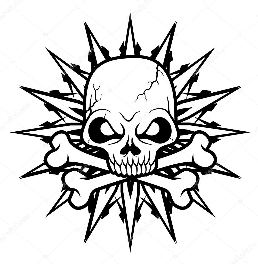 Skull sign Stock Vector Image by ©redrockerz99 #9738154