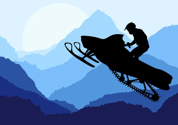 Snowmobile Vector Art Stock Images | Depositphotos