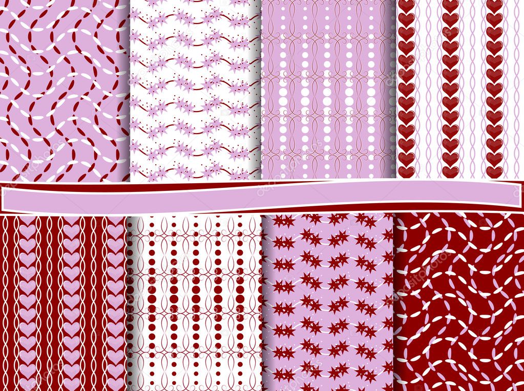 Vector set of scrapbook paper Stock Vector by ©Nadin_1604 8620529