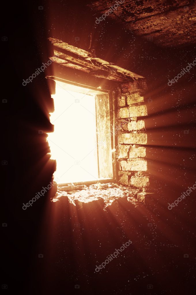 Rays of light from a window — Stock Photo © GennadyGrechishkin #9754598
