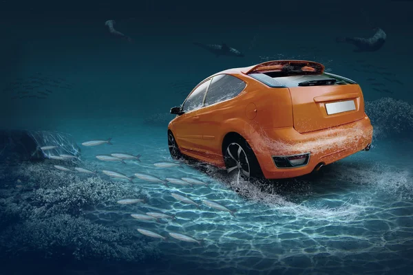 Red sporty car — Stock Photo © logoboom #32911405