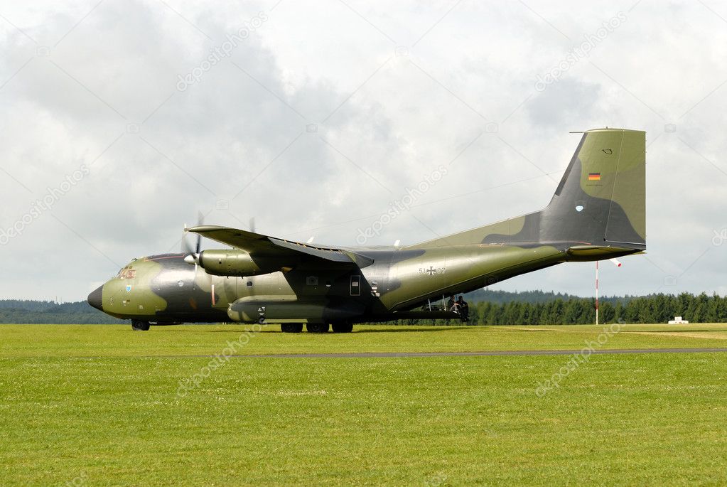 German military transport aircraft Transall C-160 – Stock Editorial ...