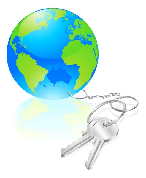 Globe lock Vector Art Stock Images | Depositphotos