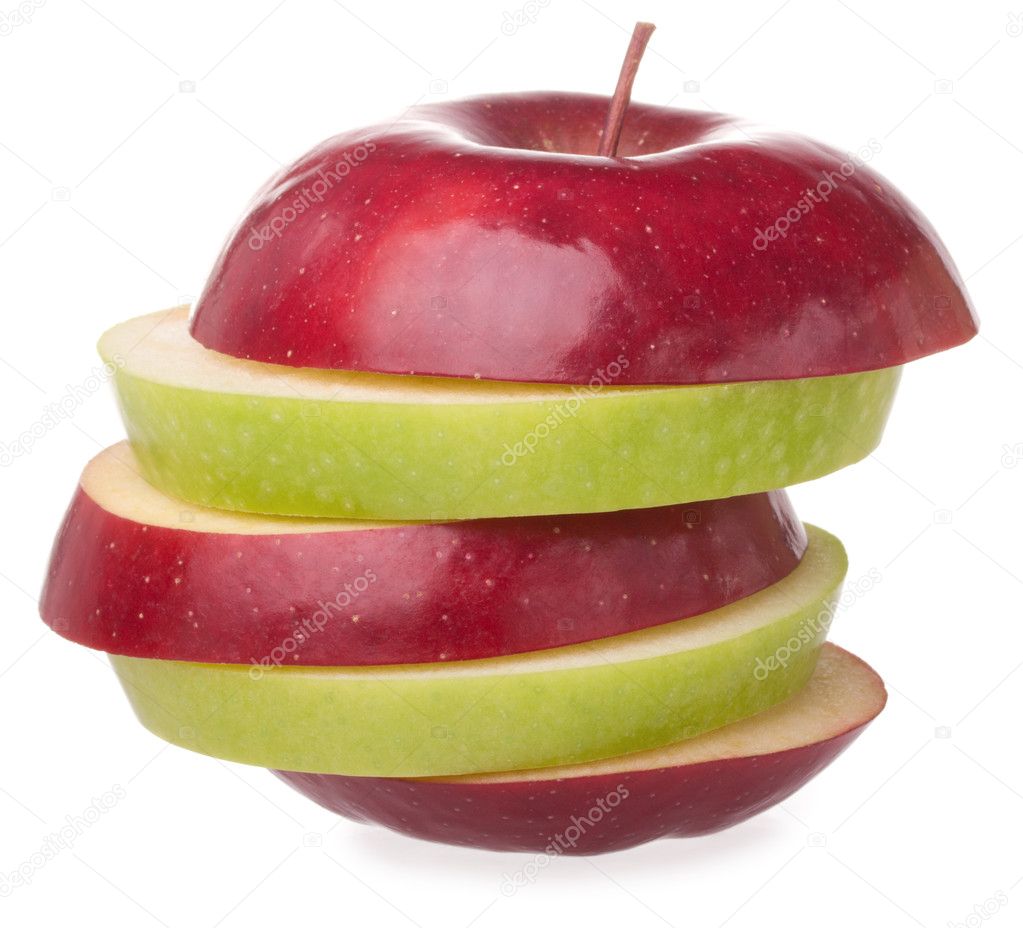 Sliced apple — Stock Photo © Andrewsht #8355900
