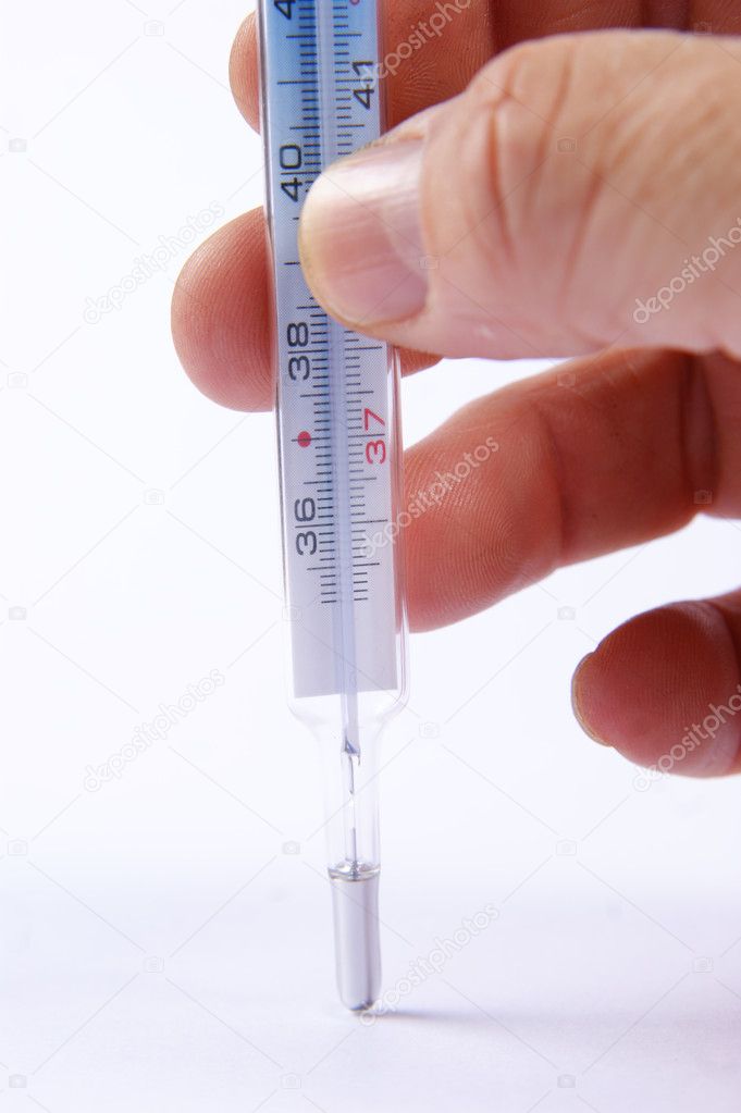Human temperature thermometer — Stock Photo © Fotografiche #8715894