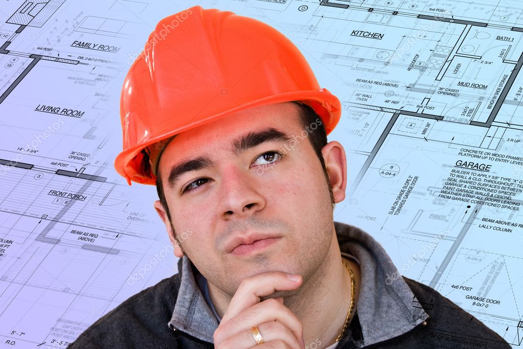 Construction Worker Thinking — Stock Photo © ArenaCreative #8945201 Construction Worker Thinking — Stock Photo © ArenaCreative #8945201