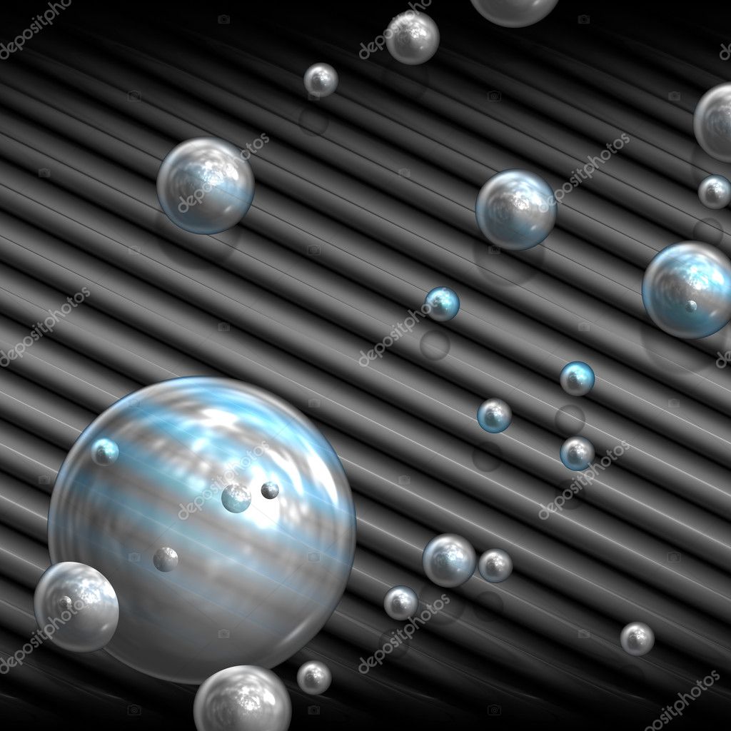 3D Chrome Spheres Stock Photo by ©ArenaCreative 8946202