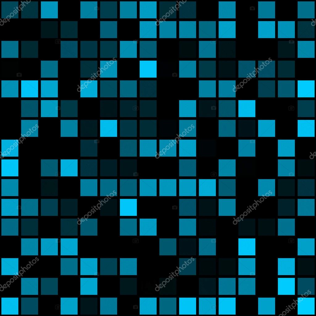 Funky Blue Pixels — Stock Photo © ArenaCreative #8948320