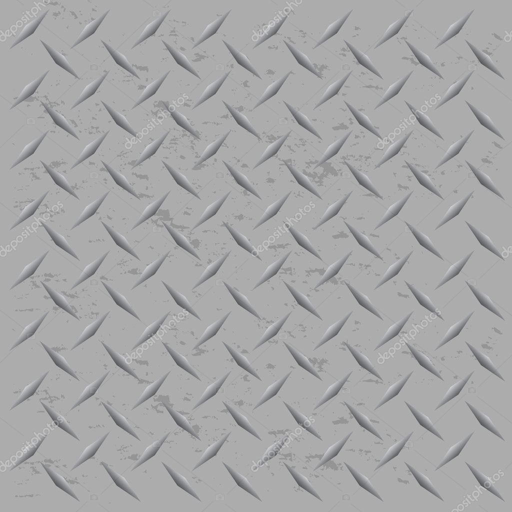 Worn Diamond Plate Vector Stock Vector Image by ©ArenaCreative #9294869