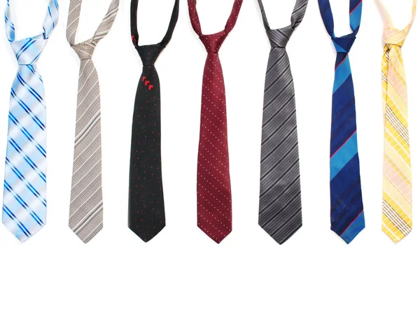 Ties isolated on white Stock Photo by ©belchonock 9396788