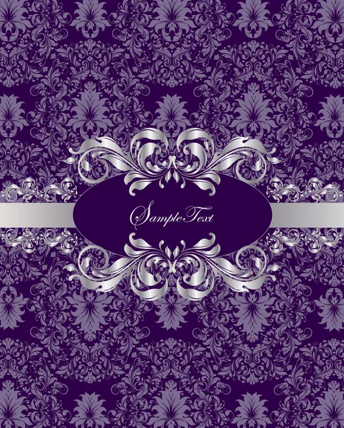 Pink abstract scroll flowers background — Stock Vector © hugolacasse ...